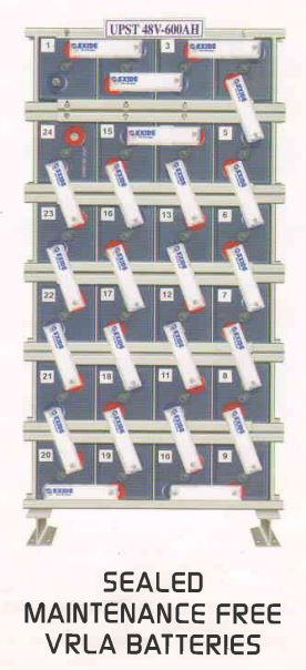 Buy EXIDE 4 UPST 500 Sealed, VRLA 8 V 500 Ah Lead Acid Batteries online ...