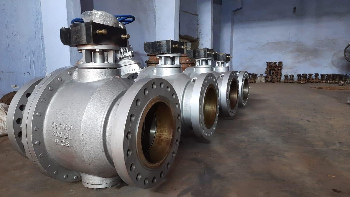 Buy SAP 1.5 - 14 inch Manual Cast Steel Ball Valves Flanged 600# online ...