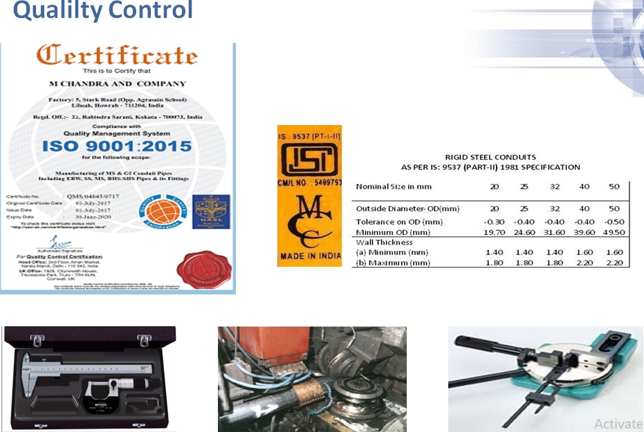 Buy MCC Steel 25 mm Rigid Conduits online at best rates in India | L&T ...