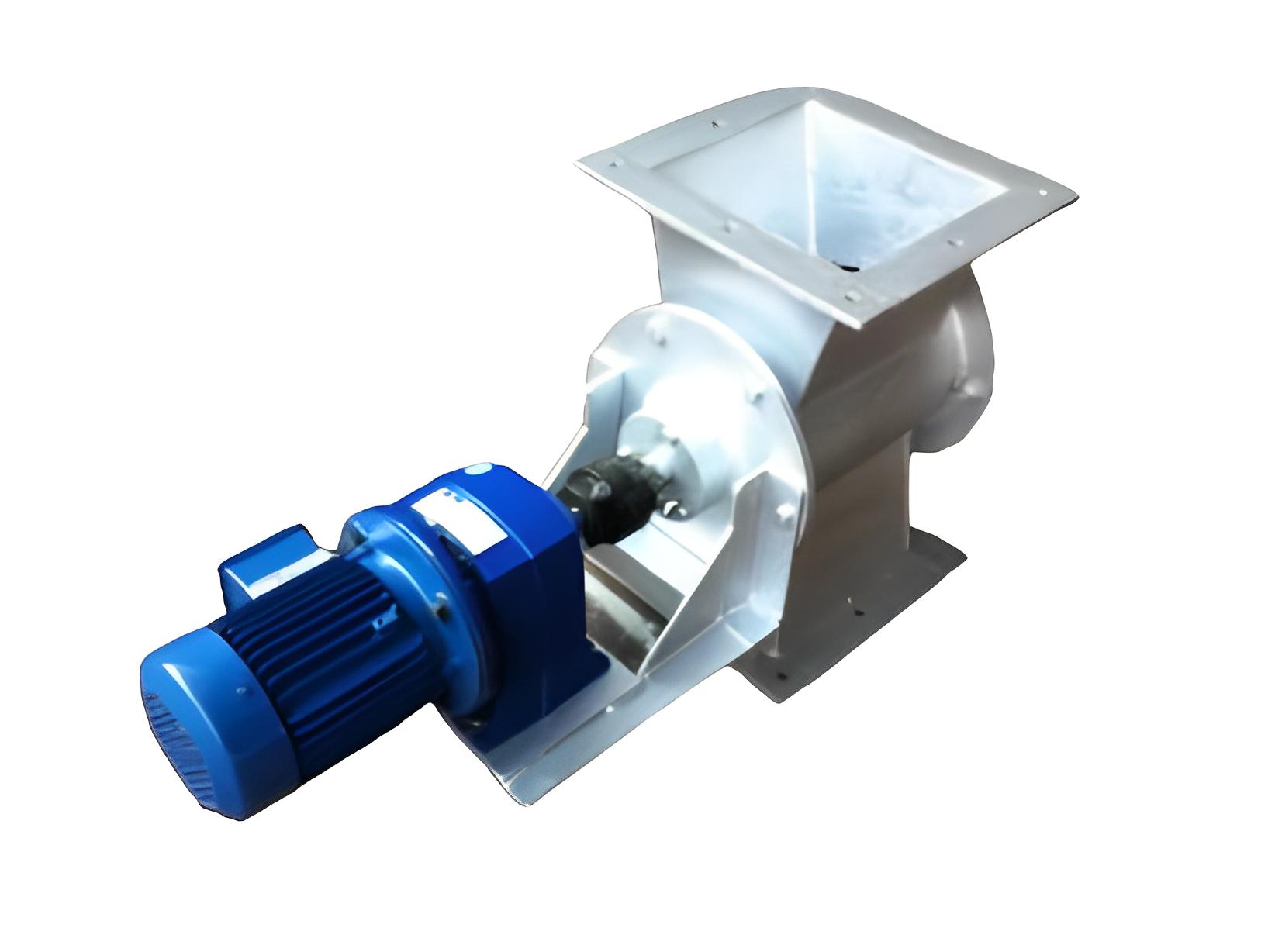 Buy Stainless Steel 2 ton/hr Rotary Airlock Valves Window Type 150 NB ...