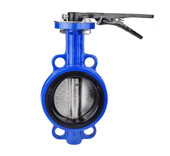 Buy ASKI 250 mm Hand Lever Cast Iron Butterfly Valve Wafer Type online ...