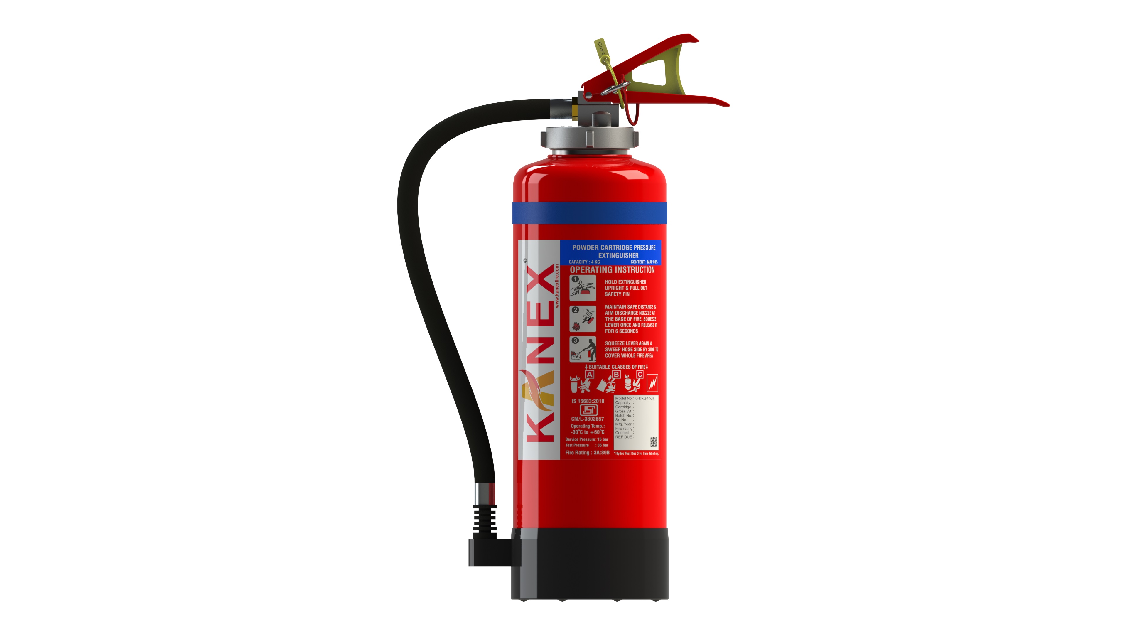 Buy KANEX 4 kg Dry Powder Fire Extinguishers online at best rates in ...