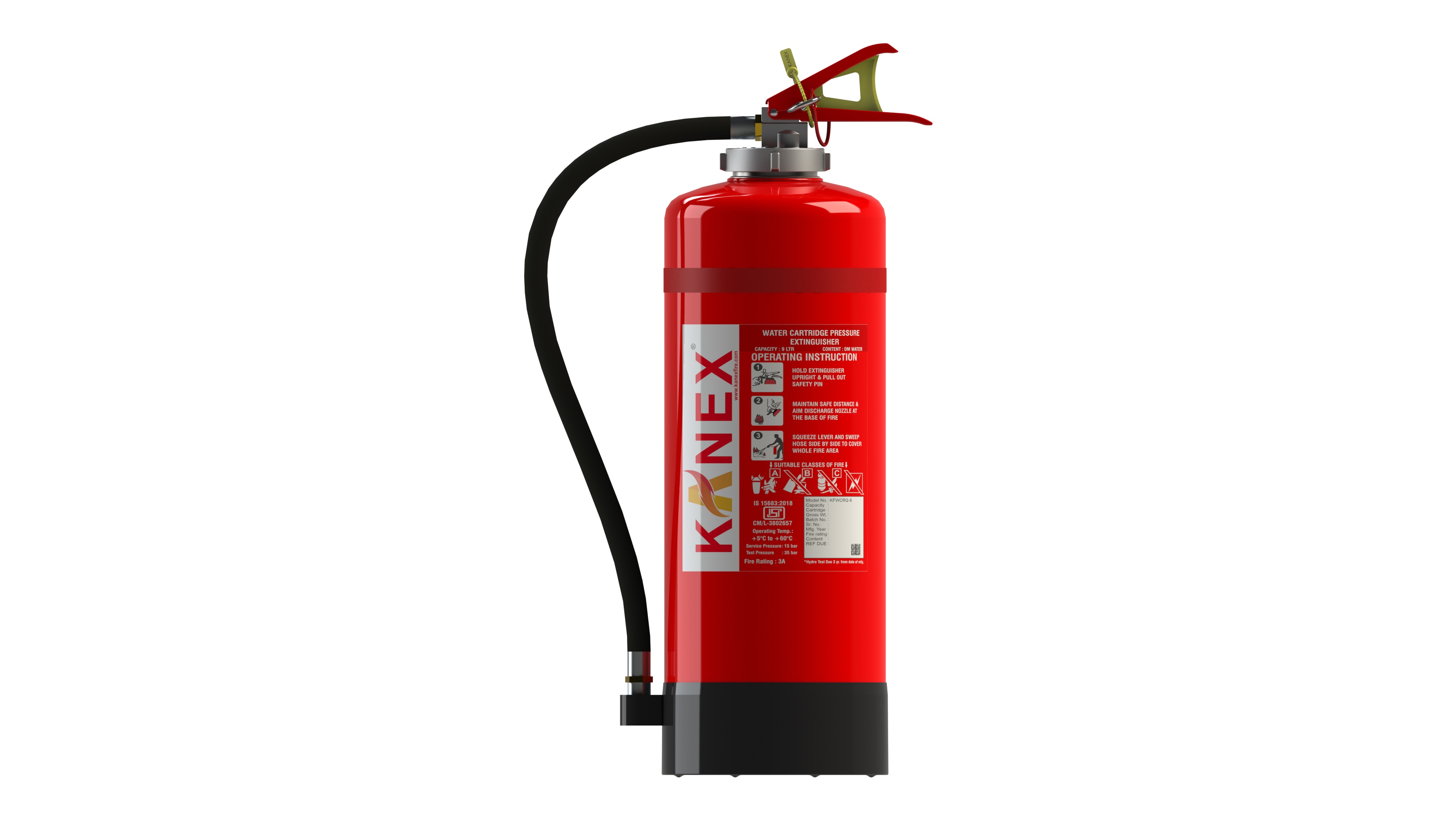 Buy KANEX 9 L Water (Red) Fire Extinguishers online at best rates in ...