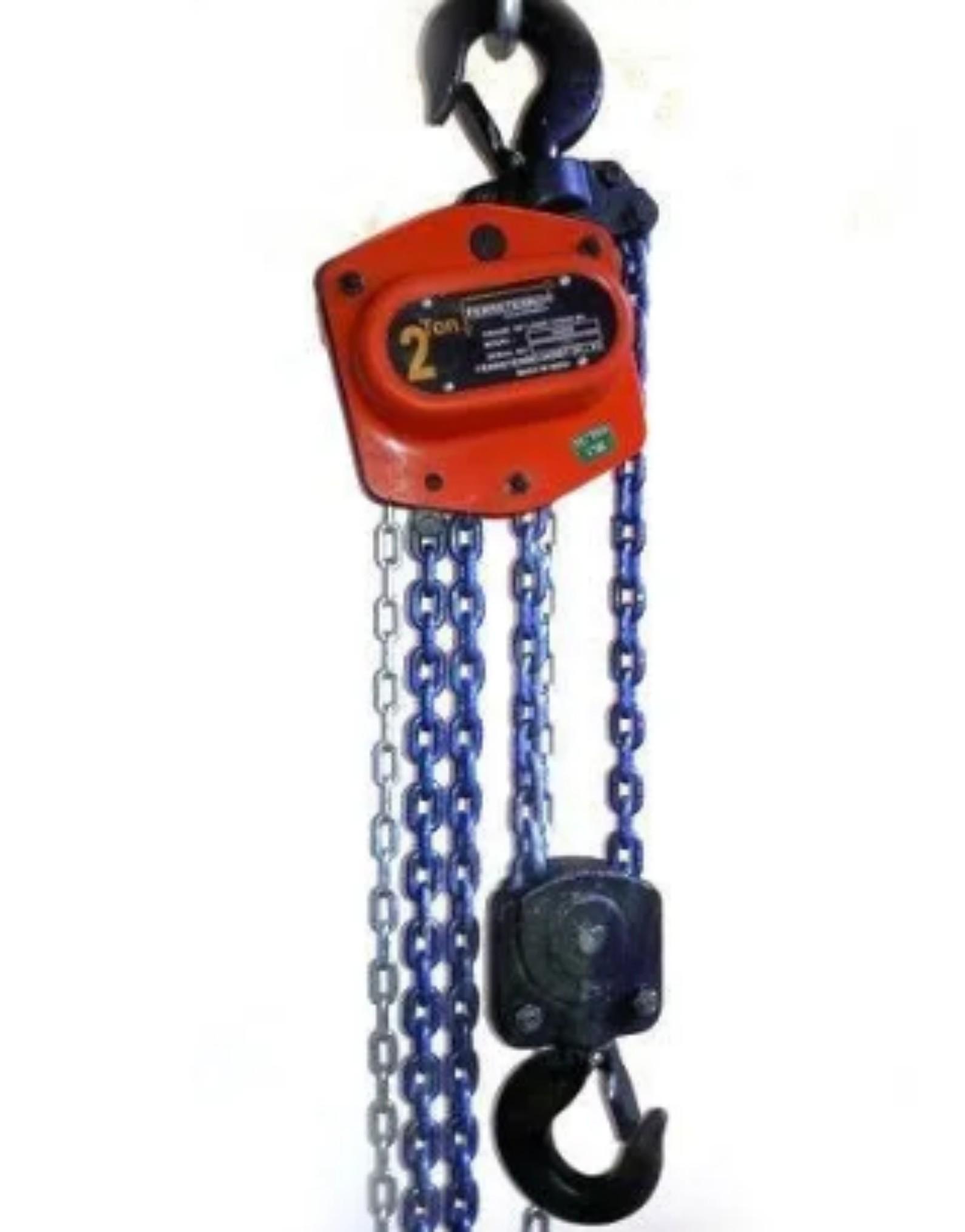 Buy FERRETERRO 1 - 20 ton Chain Pulley Block 3 - 30 m 32 kg online at ...