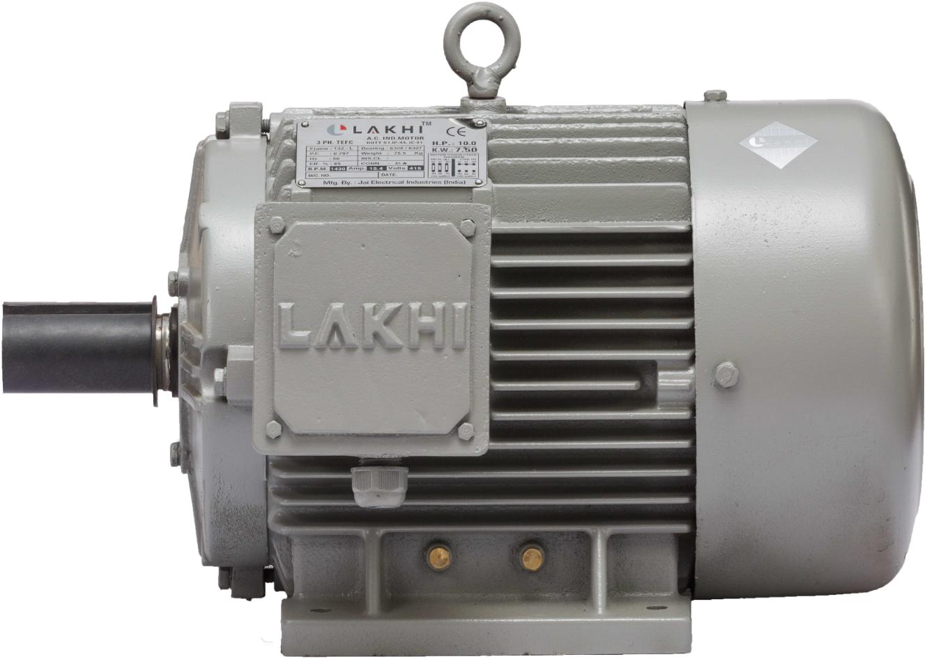 Buy LAKHI 1126M4P 1500 rpm Three Phase 7.5 hp Four Pole Foot Mounted AC ...
