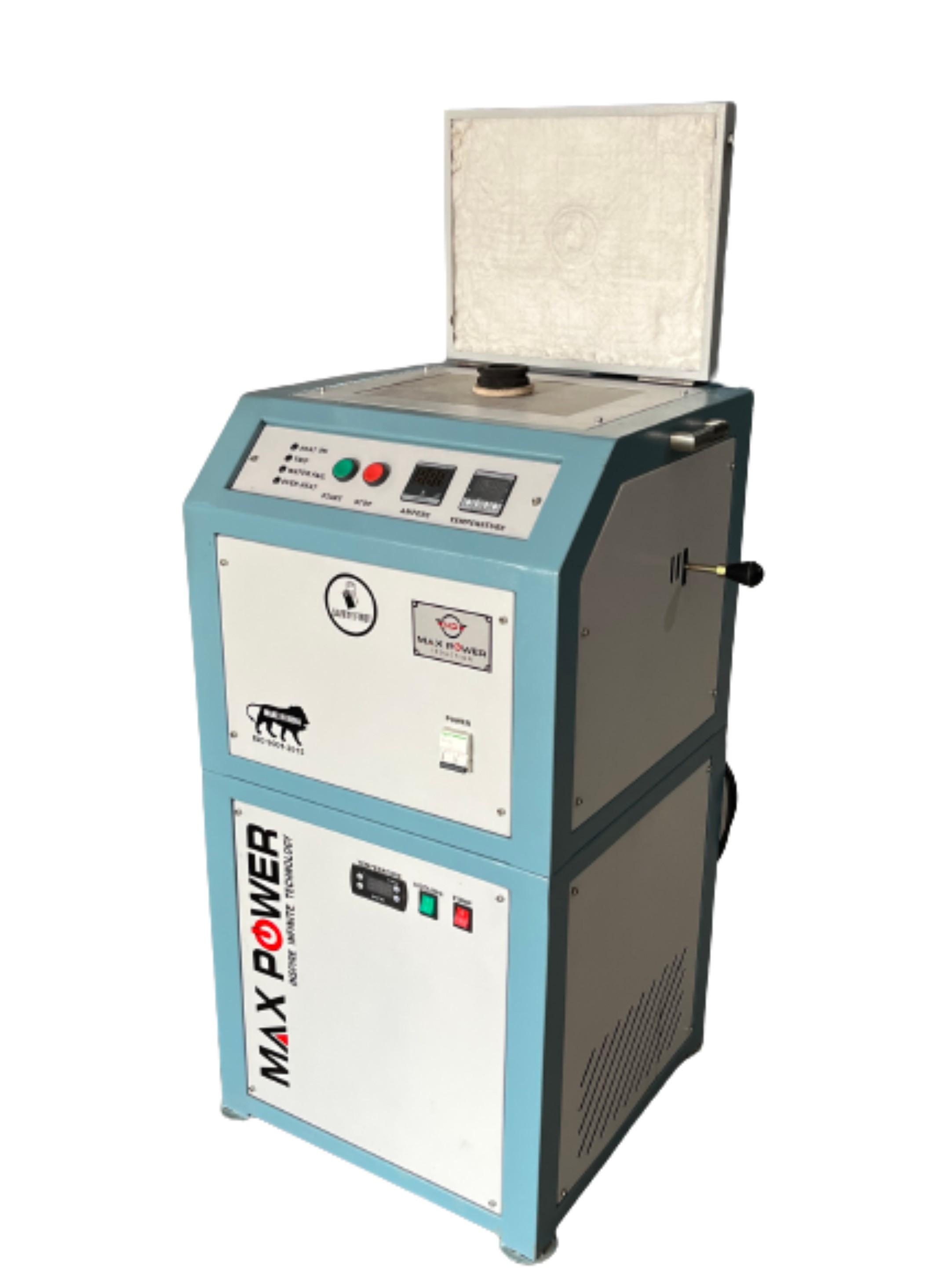 Buy MAX POWER INDUCTION 100 kg Induction Heating Furnace 1100 deg C ...