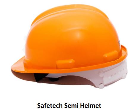 Buy Safetech HDPE Yellow Pin Lock Safety Helmets online at best rates ...