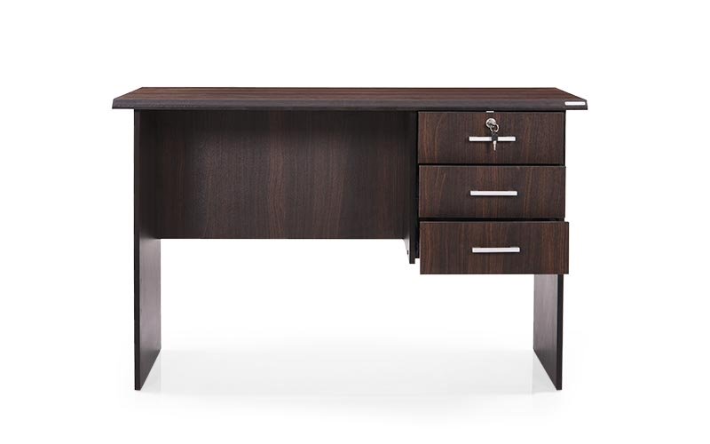 Buy Computer Office Tables Brown Pre Laminated Particle Wood online at ...