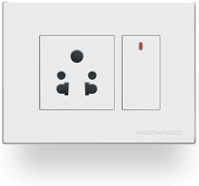 Buy Wipro Artisa Flat White 16 A Electrical Switches online at best ...