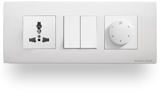 Buy Wipro Stylus White, Euro White 16 A Electrical Switches online at ...