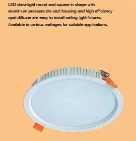 Buy 18 W Round 170 mm Dia LED Panel Lights Recessed Mounted online at ...