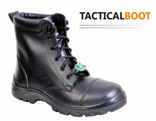 Buy Zain TACTICAL BOOT Buff Grain Barton Leather Steel Toe Safety Shoes ...