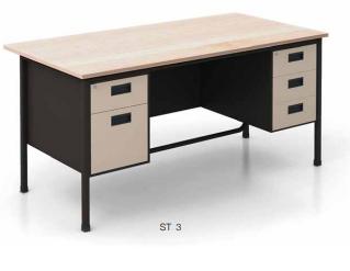 Buy Featherlite Executive Office Tables White Steel online at best ...