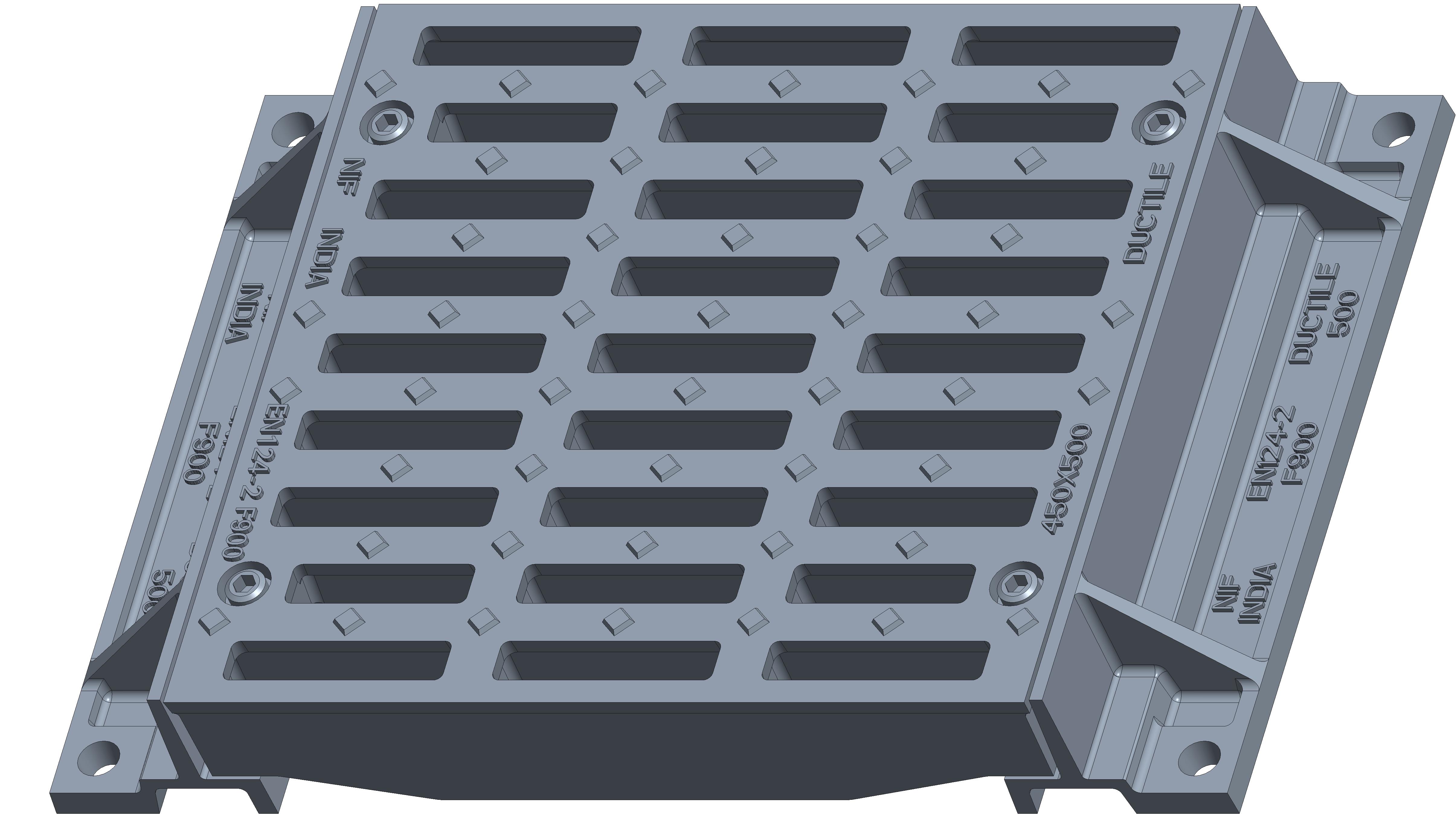 Buy NIF 20 mm Mild Steel Gratings Galvanized online at best rates in ...