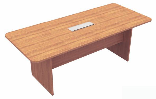 Buy Conference Office Tables Teak Gold PLPB & MDF Board. online at best ...