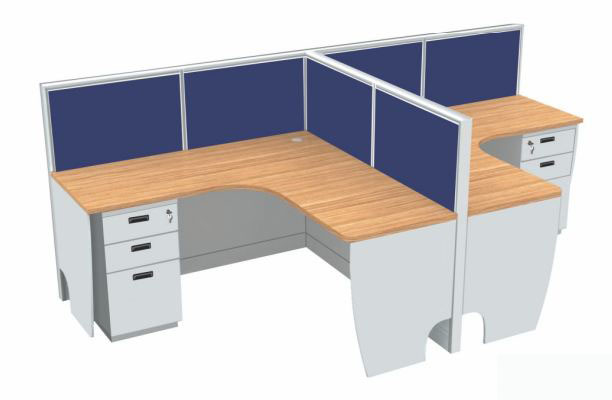 Buy Executive Office Tables Inntal Beech & Silver Grey PLPB and MDF ...