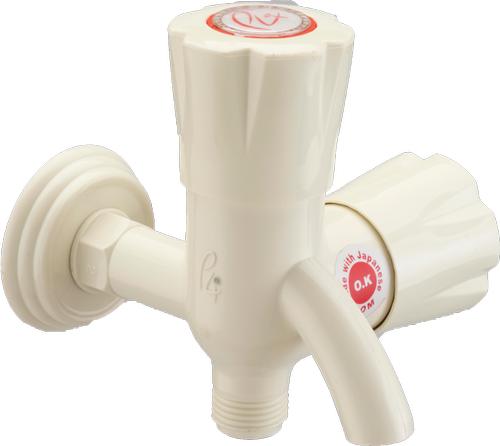 Buy P4 Colour Coated Two Way Bib Cock Faucet online at best rates in ...