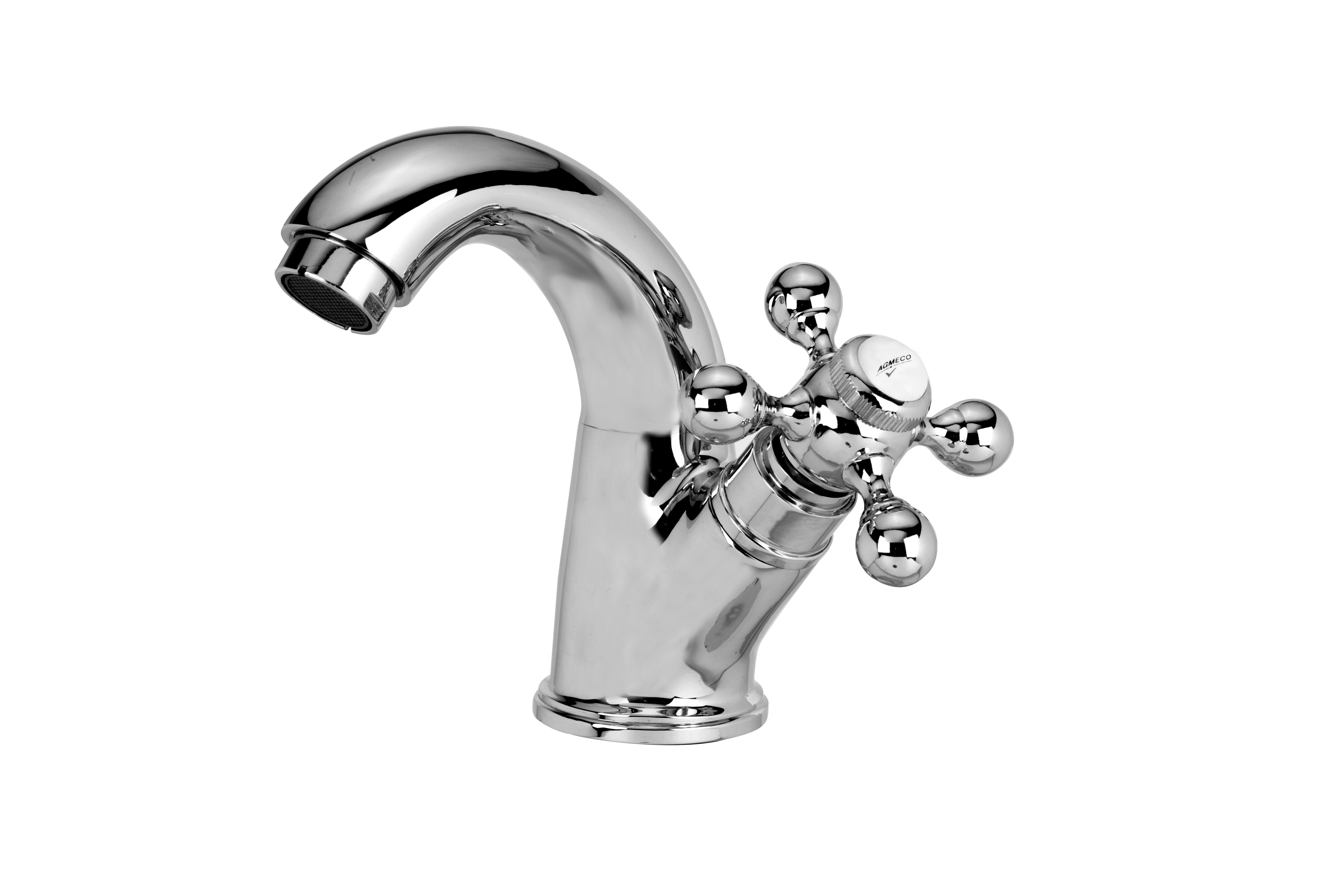 Buy AGMECO Chrome, Nickel Plating Swan Neck Tap Faucet VG-00106 online ...