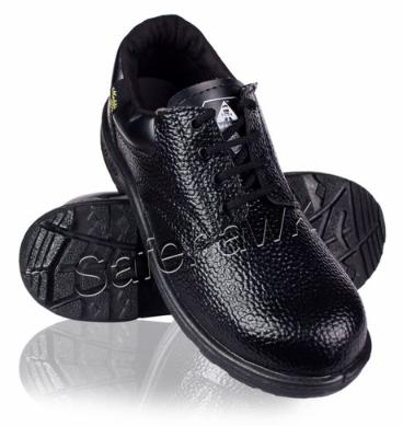 Buy SAFEHAWK ECO Leather Steel Toe Safety Shoes Black online at best ...