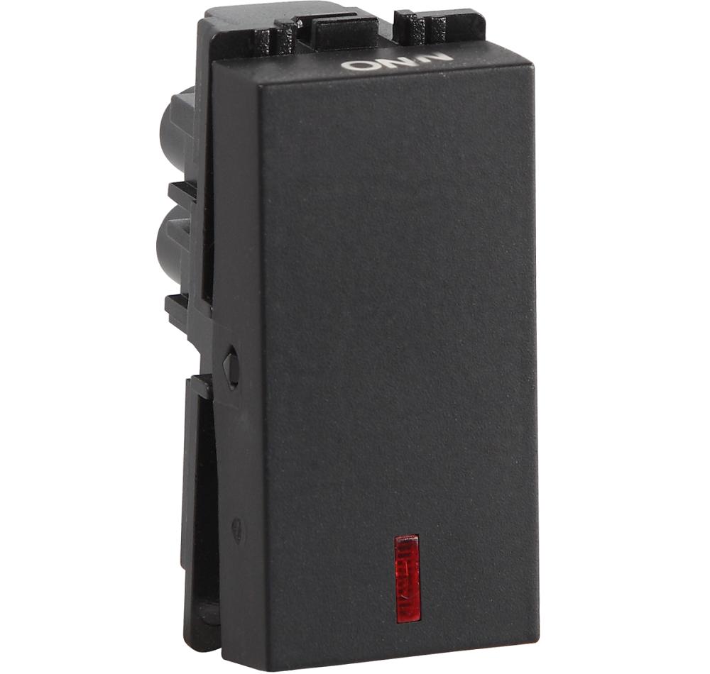 Buy HAVELLS Fabio 16AX 1 Way Ind Black Electrical Switches online at ...