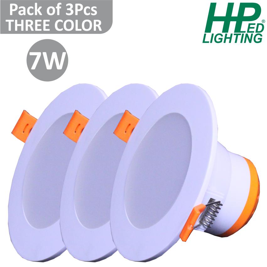 Buy HP LED LIGHTING 7 W Round LED Panel Lights Recessed Mounted online ...