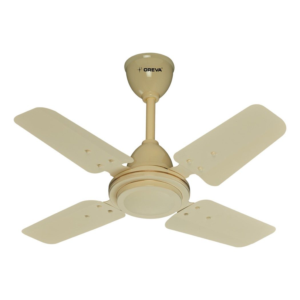 Buy OREVA Peony 600 mm 4 Blades 70 W Ivory Ceiling Fans online at best ...