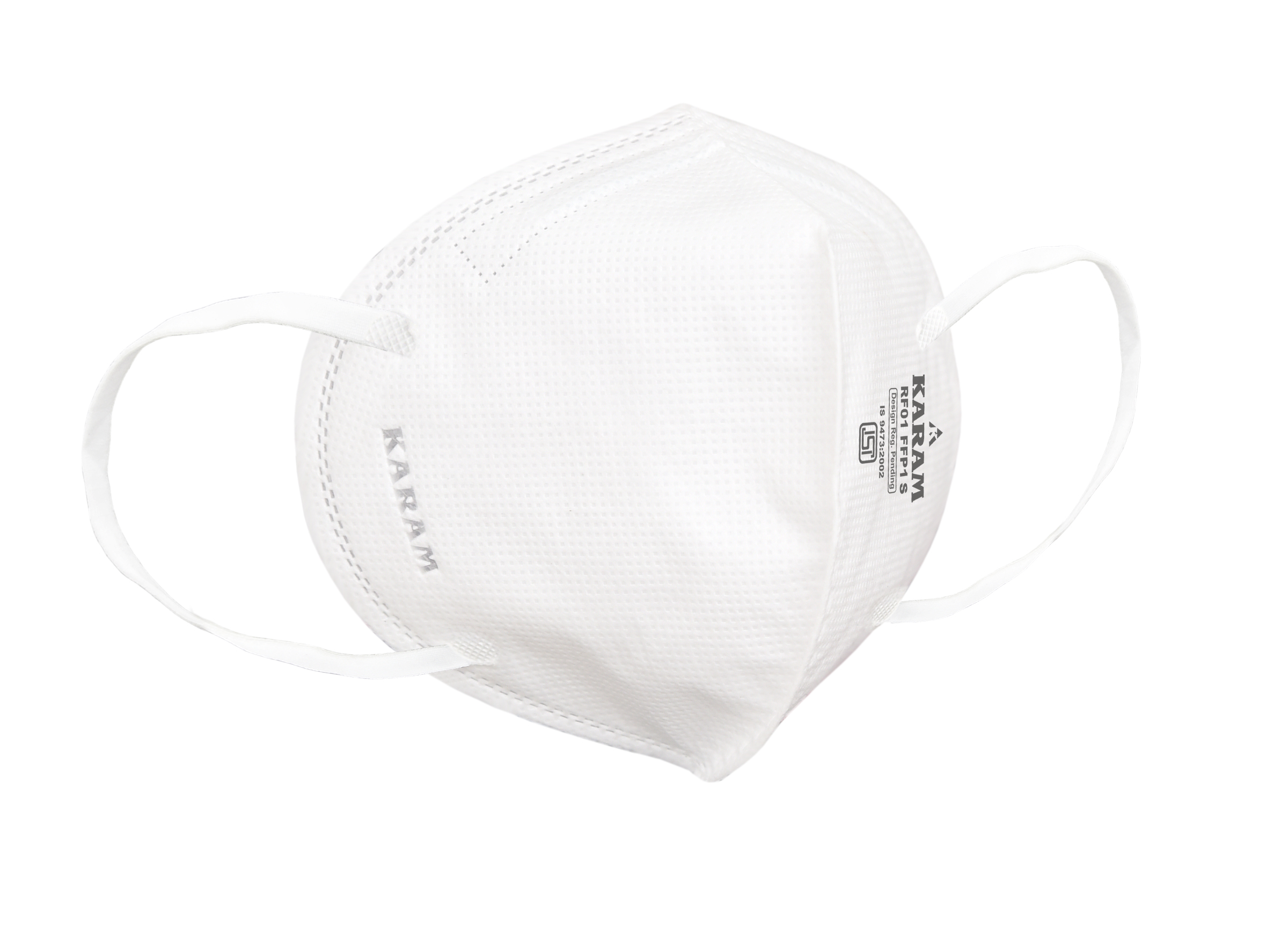 Buy Karam Respirator Non Woven PP Nose Masks Standard RF 01 White ...