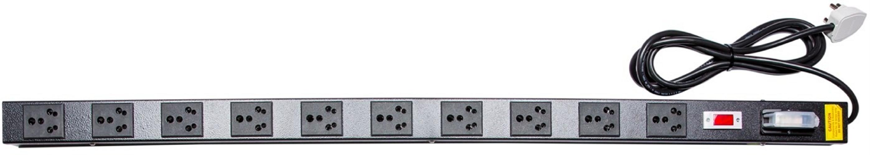 Buy Schneider Electric 10 Indian Sockets, 5/15A Vertical Power ...