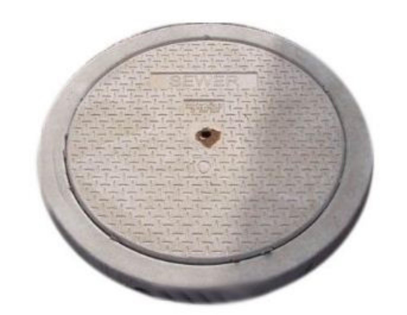 Buy KOTHARI Precast Concrete-M30 Circular Manhole Drain Cover Frame EHD ...