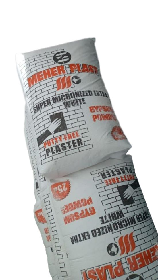 Buy MEHER PLAST Gypsum Plasters 25 kg Super White online at best rates ...