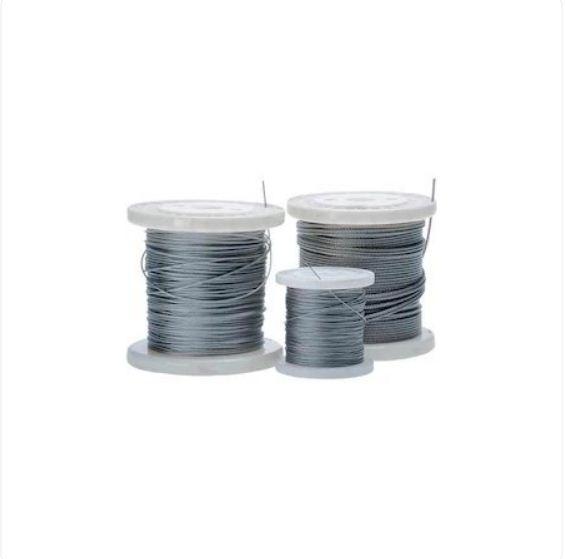 Buy DRAWMET WIRES AISI 304 1.5 mm Stainless Steel Wire Rope 1 X 19 ...