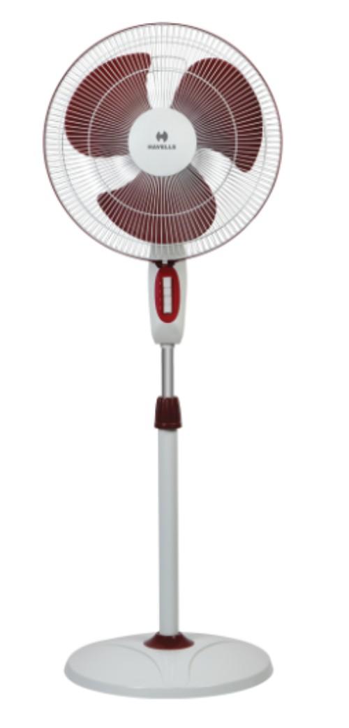 Buy HAVELLS Accelero 400 mm White and Red Pedestal Fan online at best ...