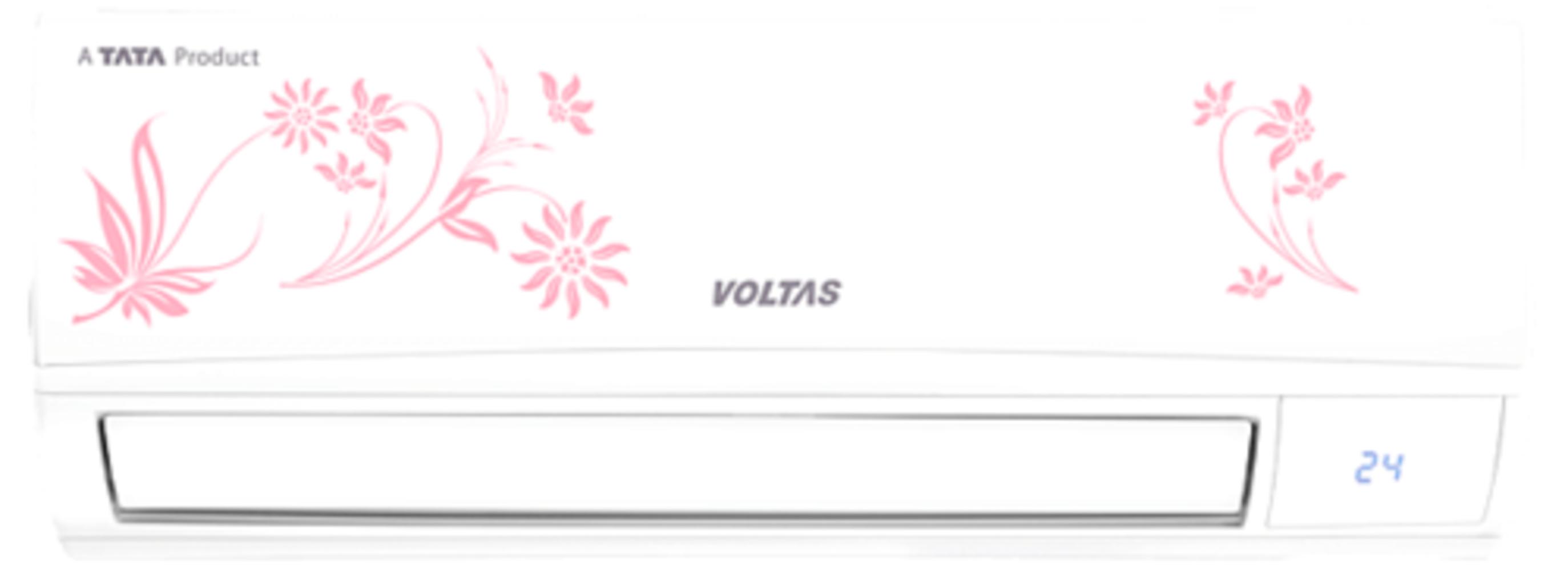 Buy VOLTAS 1 ton Split Inverter 4502551-124 VDZX -Floral 4 Star White ...