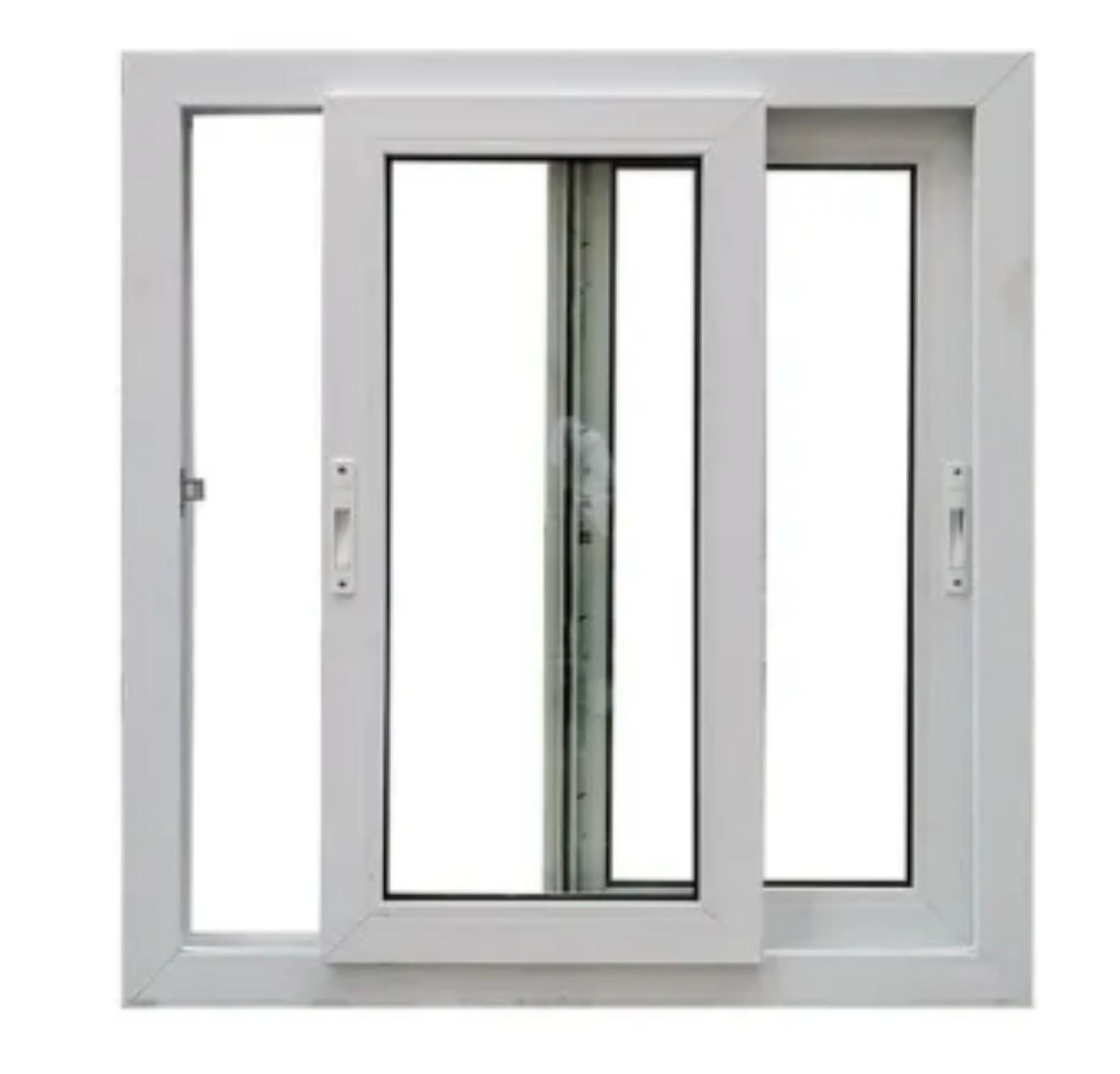 Buy Kaizen Sliding 2 Track 2 Panel White uPVC Window 6 x 4 ft online at ...