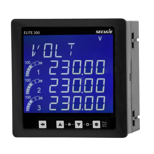 Buy Secure Elite 30A 1 - 5 A IP54 Three Phase LCD Energy Meters online ...