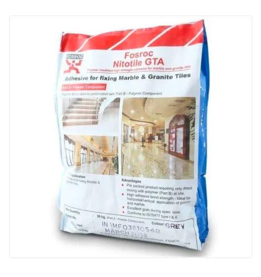 Buy Fosroc Nitotile GTA Polymer Based Tile Adhesive 30 kg online at ...