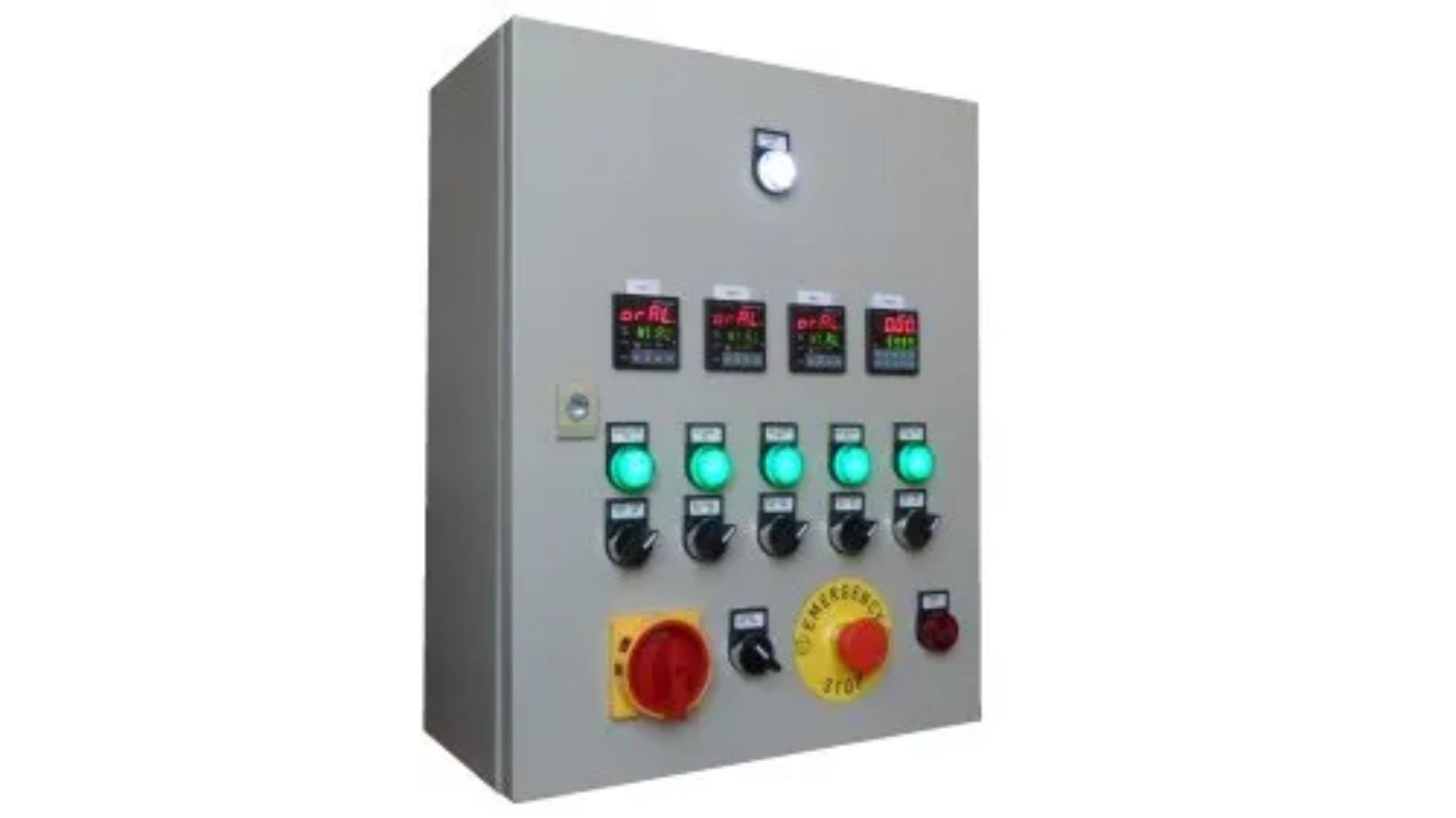 Buy Mild Steel Single Phase Power Control Panel 10 - 6500 A online at ...