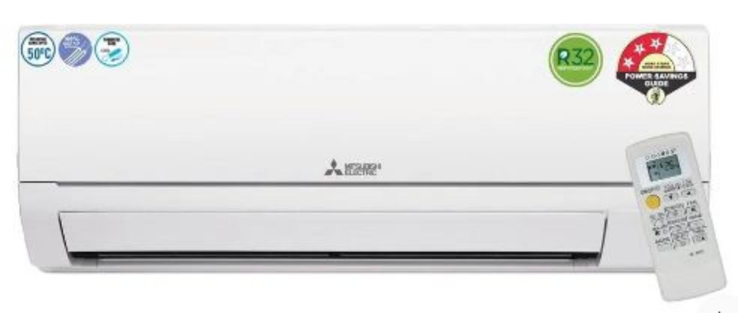 Buy MITSUBISHI 1 ton Split MSY-GR13VFT-DA1 5 Star White Room Air Conditioner online at best ...