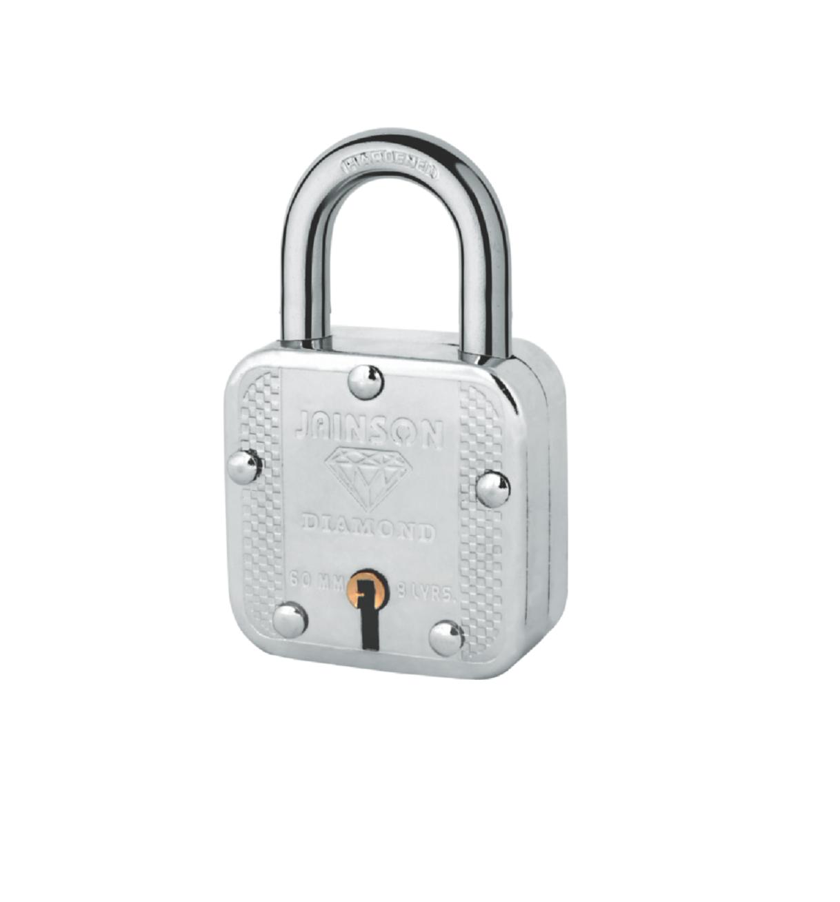Buy JAINSON Mild Steel Padlock Type Door Locks Diamond online at best ...