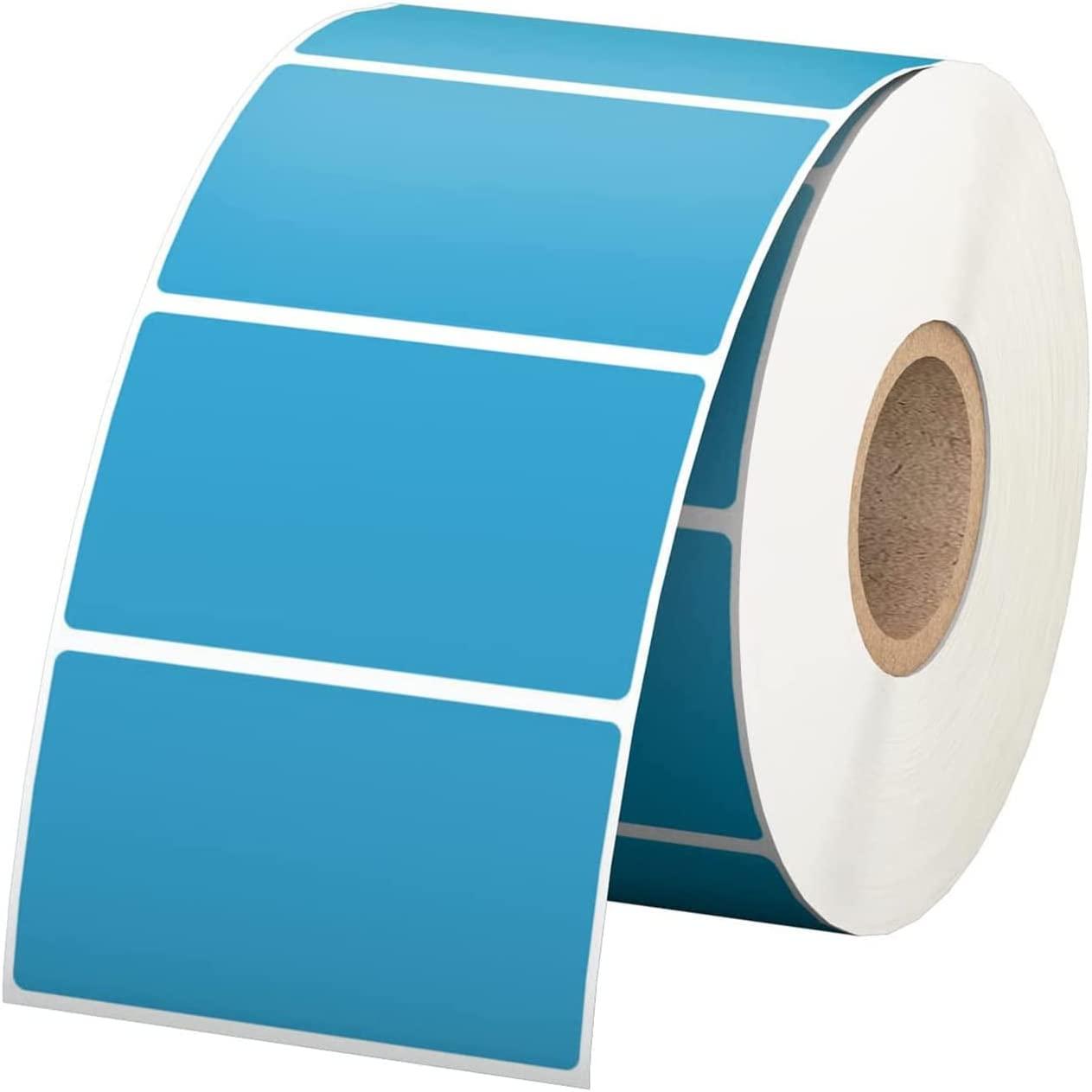 Buy Barcode Paper Self Adhesive Label 40 x 20 mm Blue online at best ...