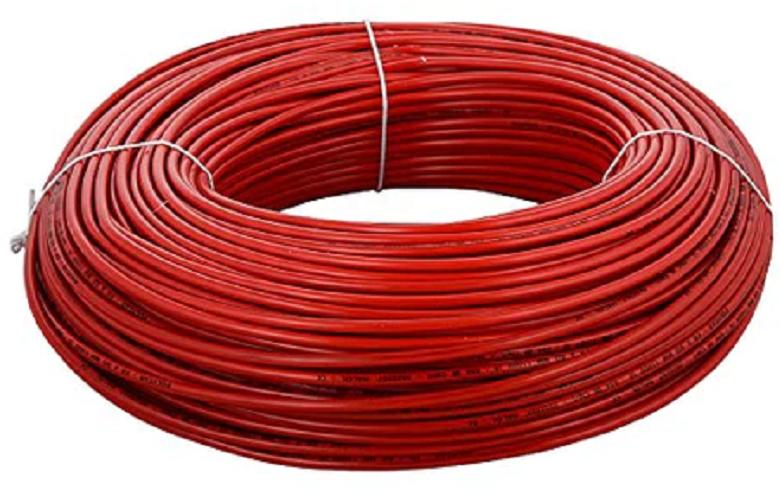 Buy 1 sqmm FRLF Electric Wire Red 90 m online at best rates in India ...