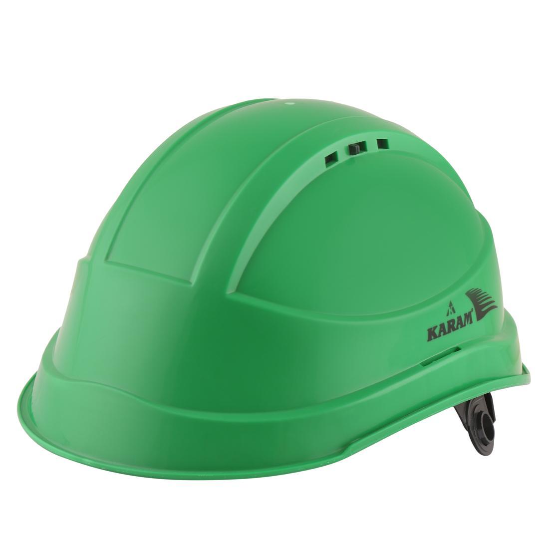 Buy Polycarbonate Green Air Ventilated Safety Helmets online at best ...