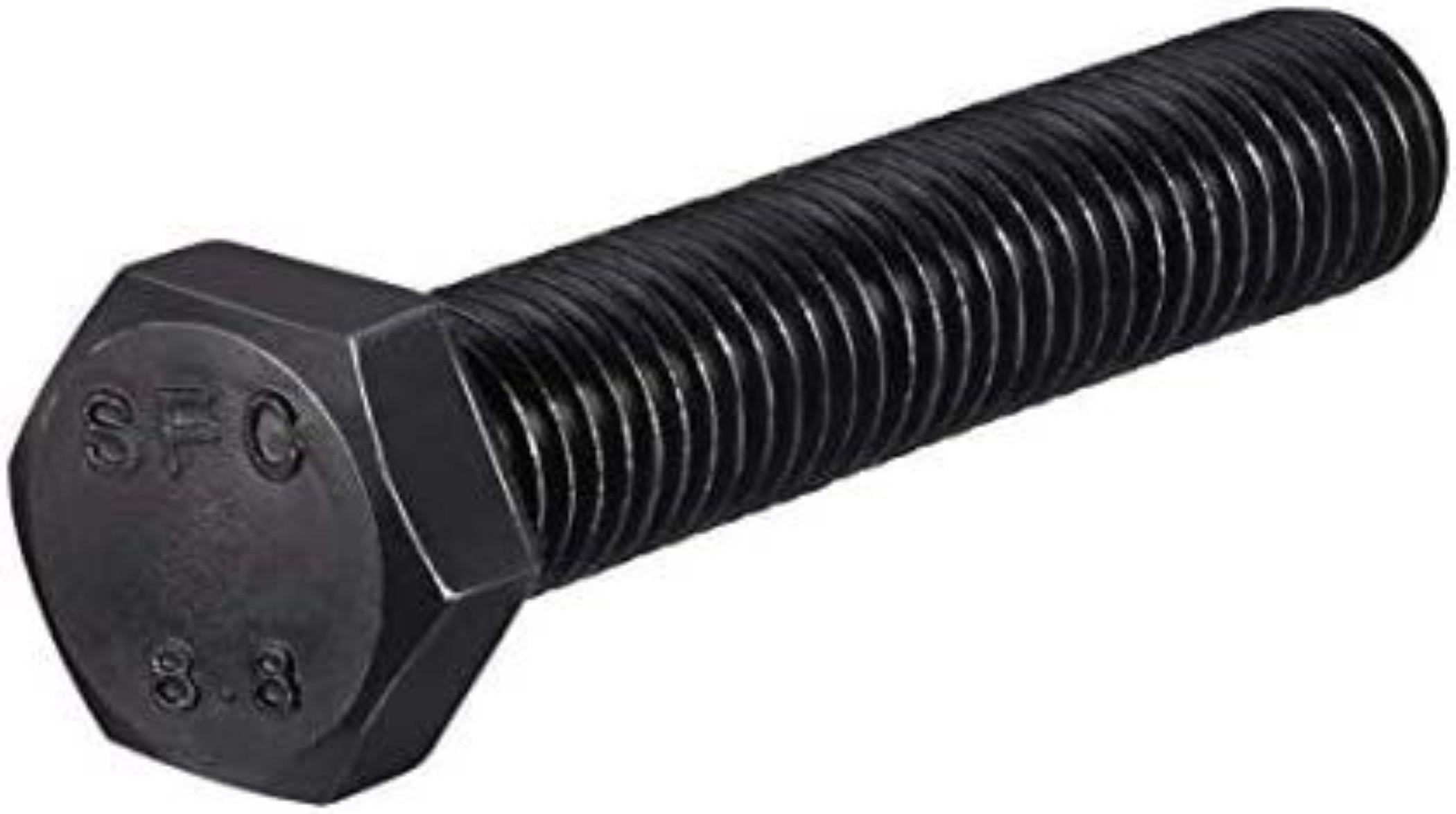 Buy M16 Mild Steel Hexagon Head Bolts 70 mm online at best rates in ...