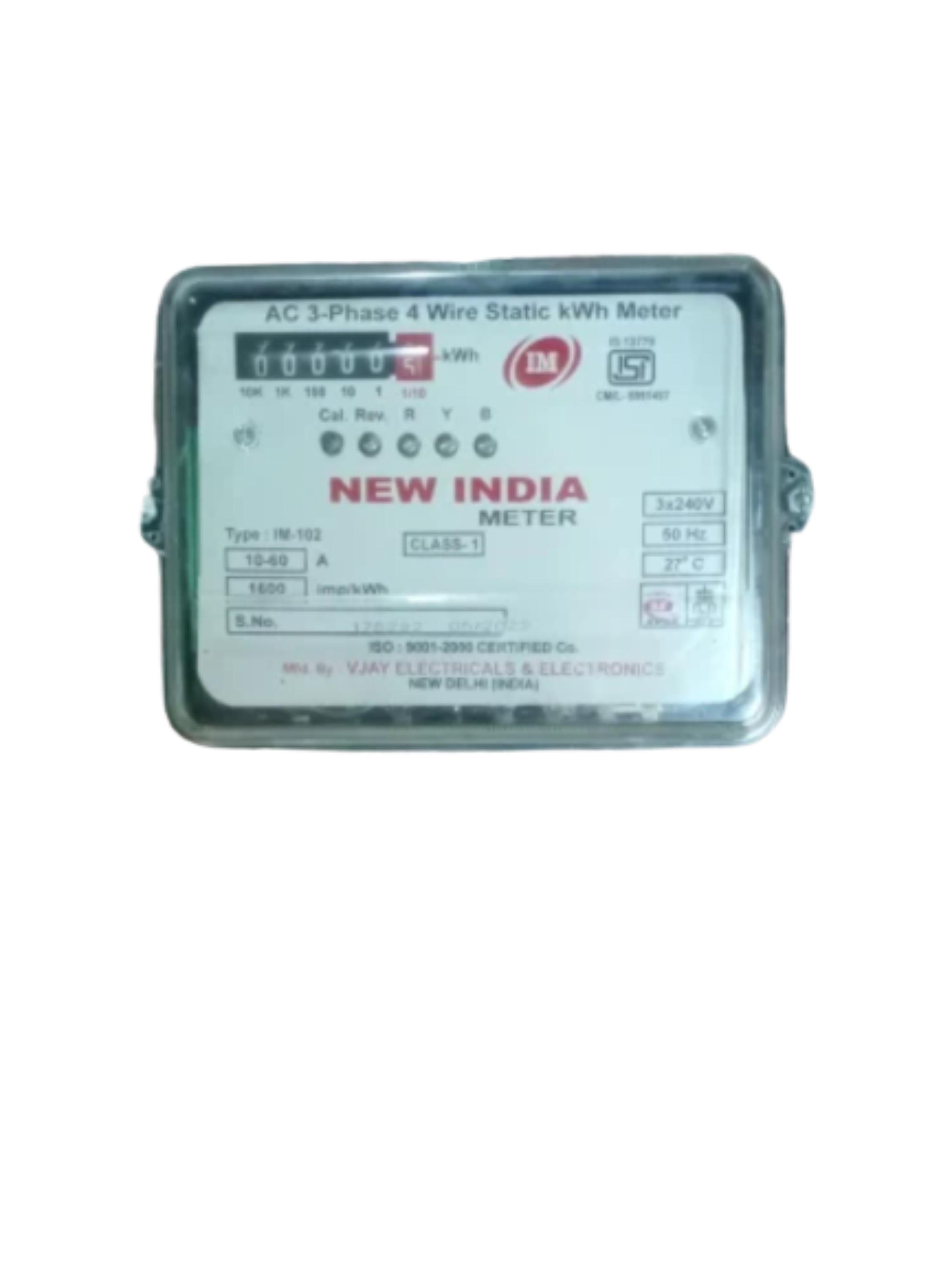 Buy IM 102 60 A Three Phase Energy Meters online at best rates in India ...