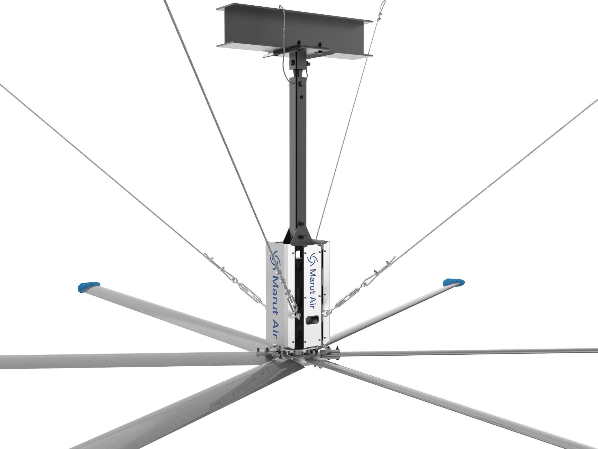 Buy MARUT AIR 8 ft Axial Industrial Fan Ceiling Mounted MRT-4a online ...