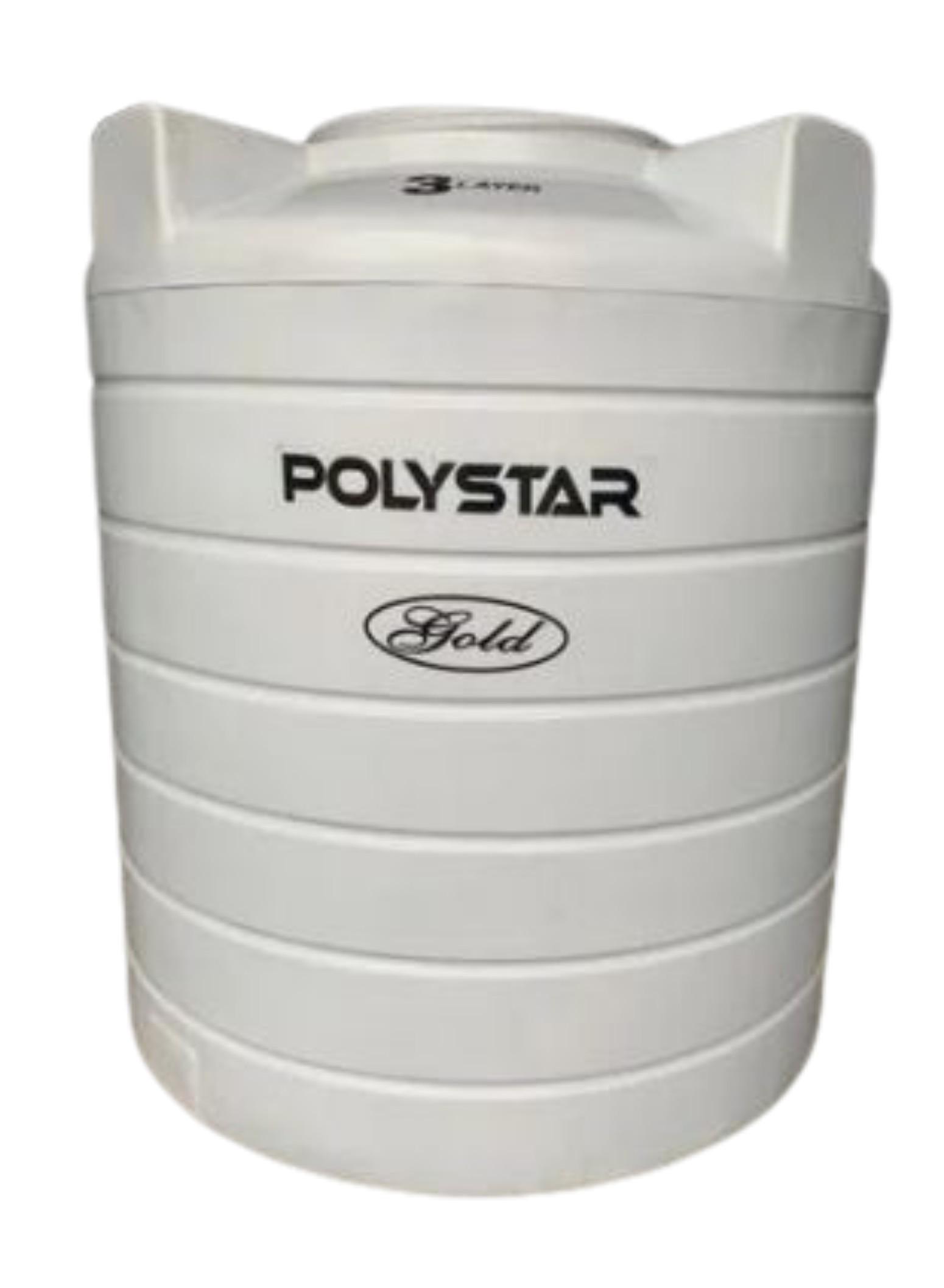 Buy POLYSTAR Plastic Water Tanks 500 L White online at best rates in ...