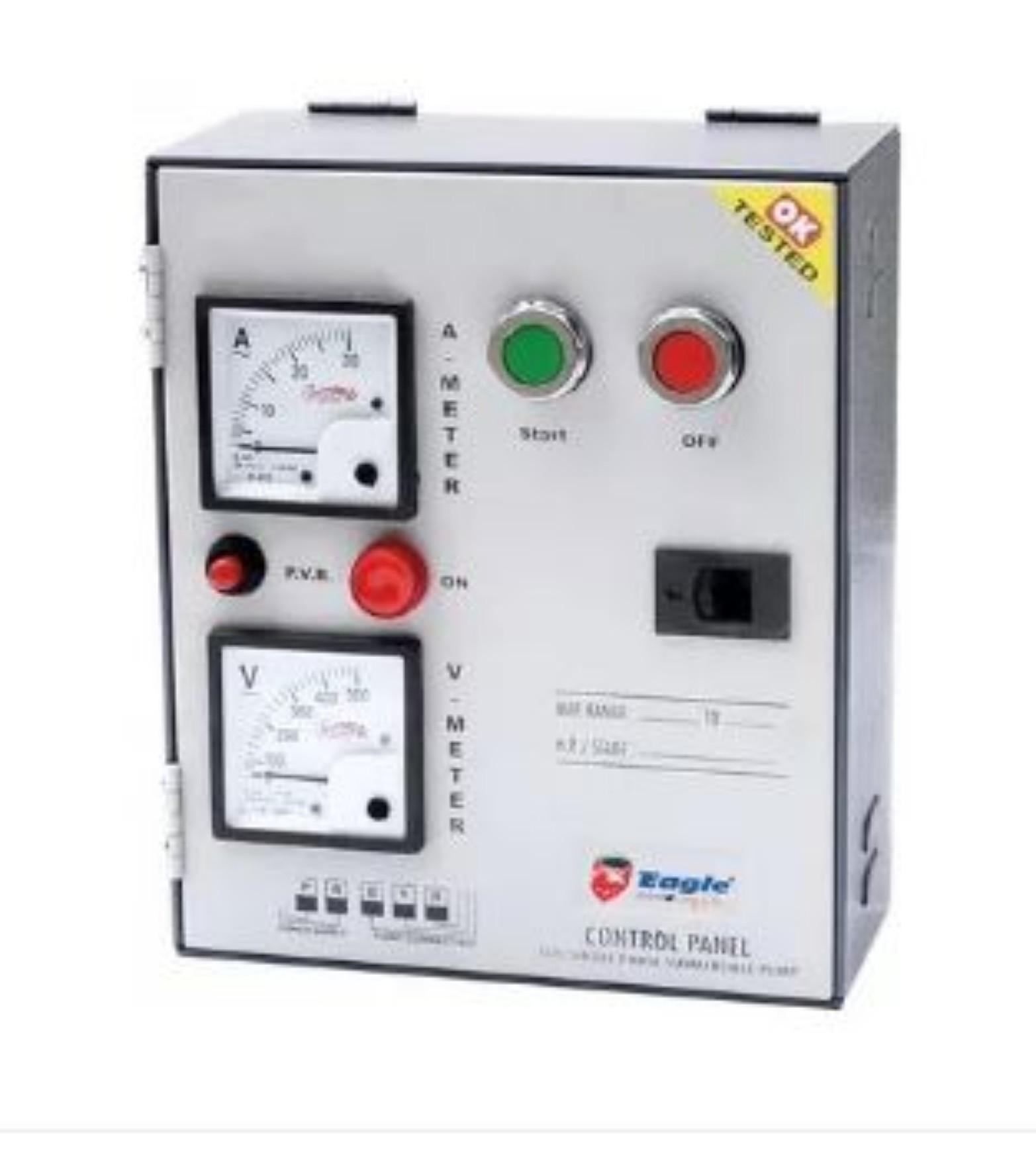 Buy Mild Steel Single Phase Power Control Panel 25 A online at best ...