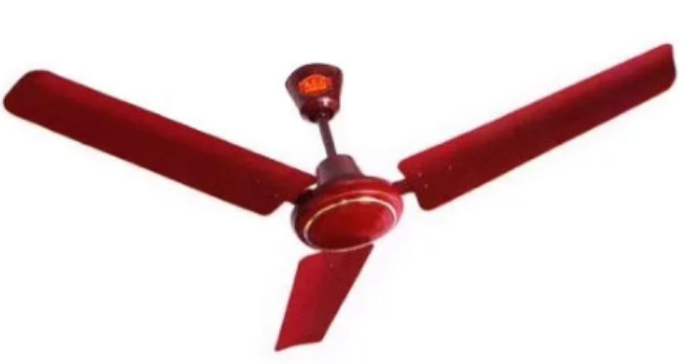 Buy ACC 1200 mm 3 Blades 70 W Red Brown Ceiling Fans online at best ...