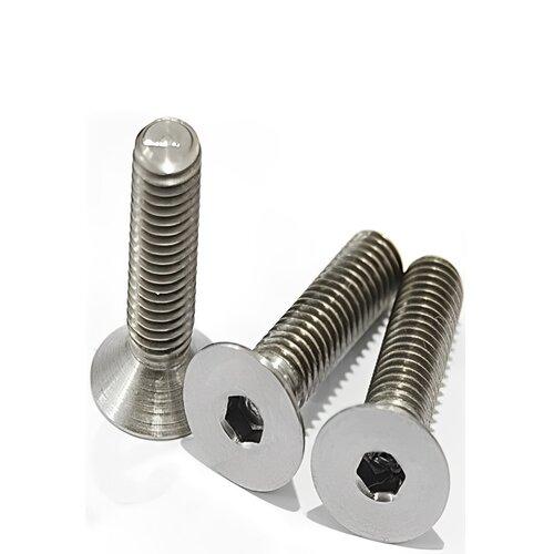 Buy M6 x 100 Countersunk Flat Hex Socket Head Screw 8.8 ISO 9001 ...