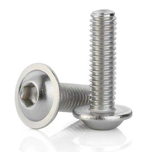 Buy M20 x 100 Button Hex Socket Head Screw 8.8 ISO 9001 Galvanized ...